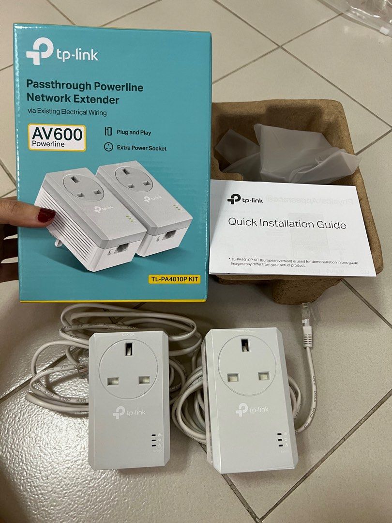 TP-Link Powerline Network Extender, Computers & Tech, Parts ...