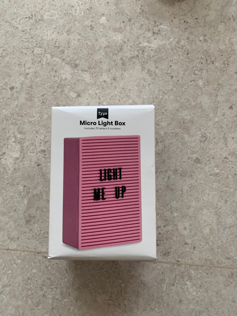 Typo Light Box, Hobbies & Toys, Stationery & Craft, Other Stationery ...