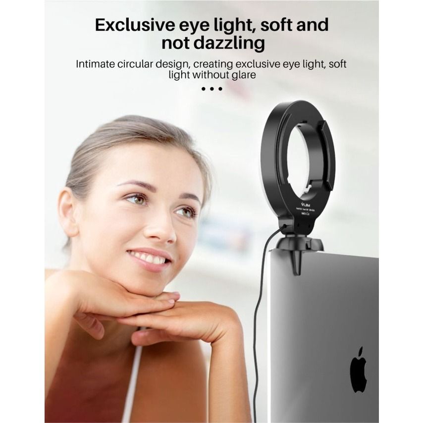Ulanzi VIJIM CL06 Video Conference Ring Light Laptop Clip Kit (Clamps ...