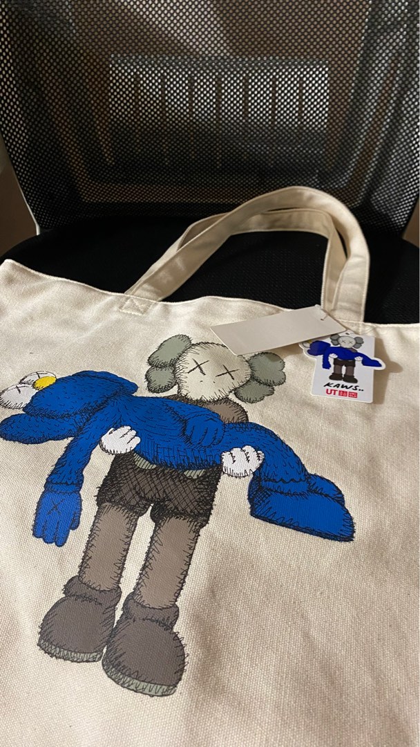 Uniqlo Kaws tote bag on Carousell