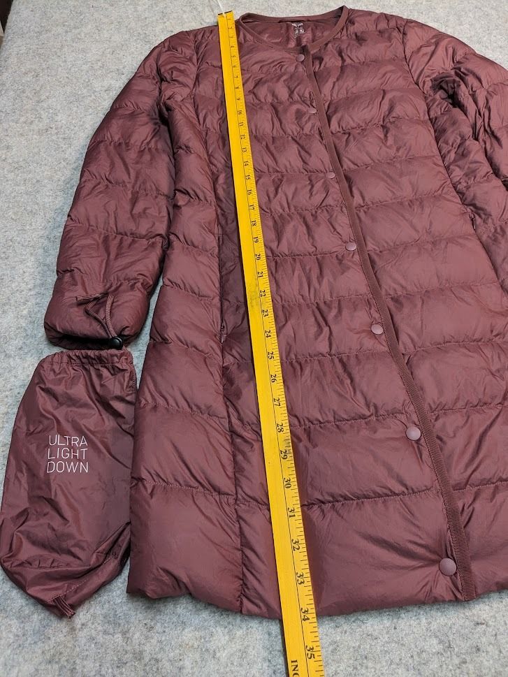 UNIQLO Ultra Light Down Compact Packable Trench Jacket Puffer Fill Size ...