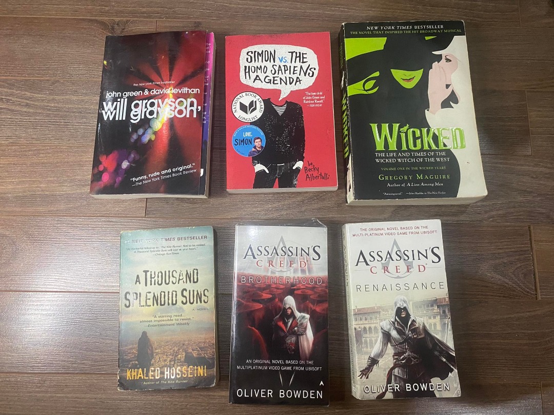 Various pre-loved fiction, classics, YA books, Hobbies & Toys, Books ...