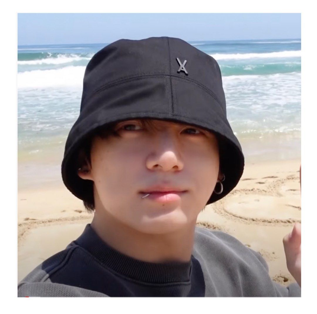 Varzar Stud Drop Bucket Hat (worn by BTS Jungkook), Men's Fashion, Watches & Accessories, Caps ...