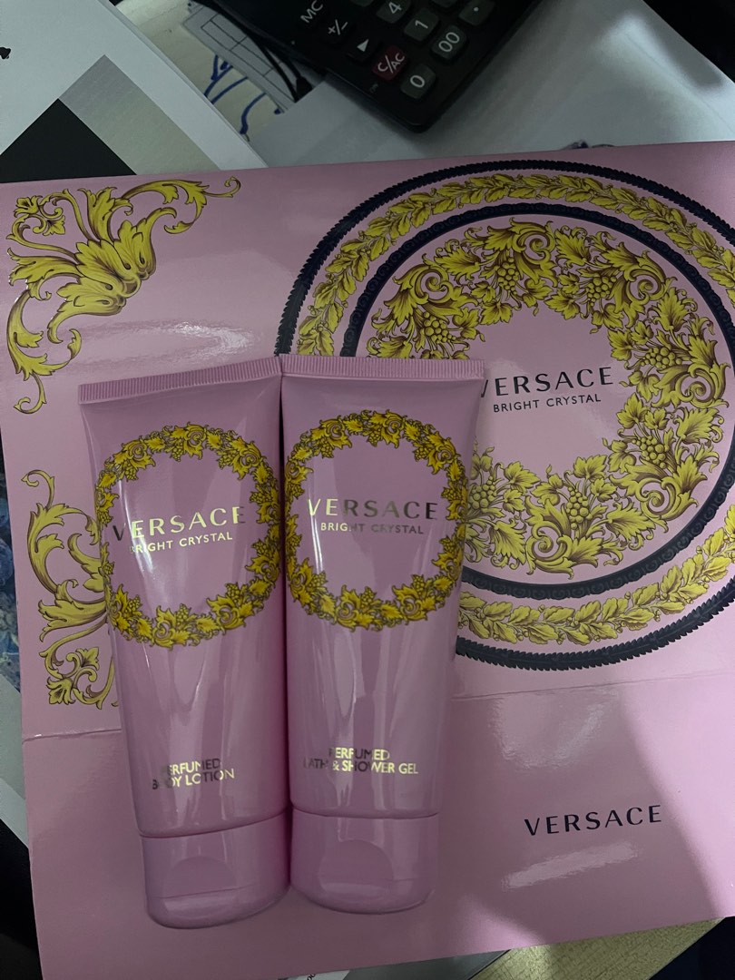 Versace body lotion and sanitizer gel, Beauty & Personal Care, Bath ...