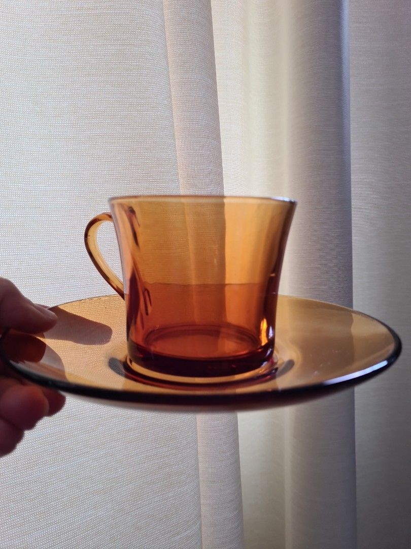 Vintage Duralex France coffee set, Furniture & Home Living, Kitchenware ...