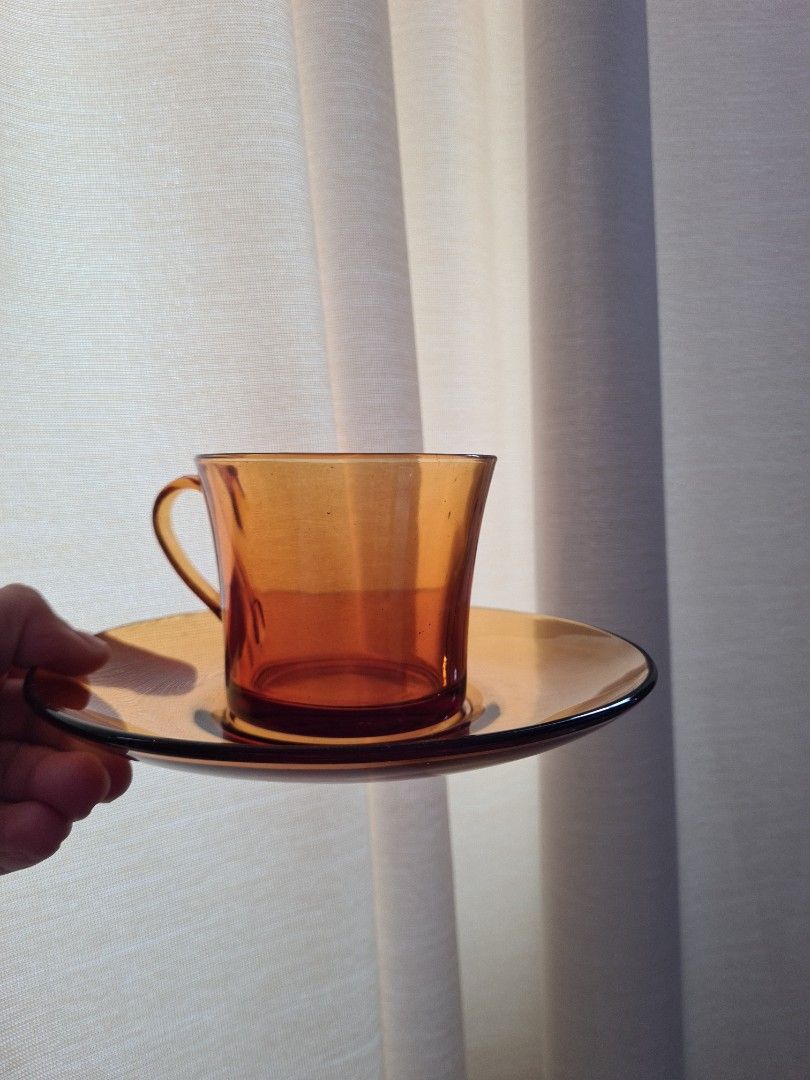 Vintage Duralex France coffee set, Furniture & Home Living, Kitchenware ...