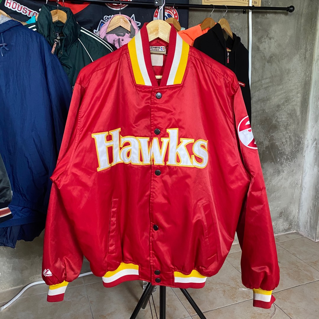 Vintage Atlanta Hawks Varsity Jacket by Magestics x Hardwood Classics ...