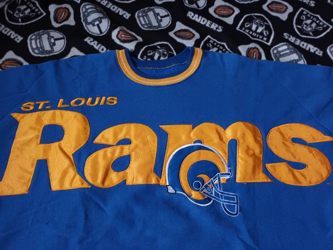 Vintage St.Louis Rams Big Script Design on Carousell