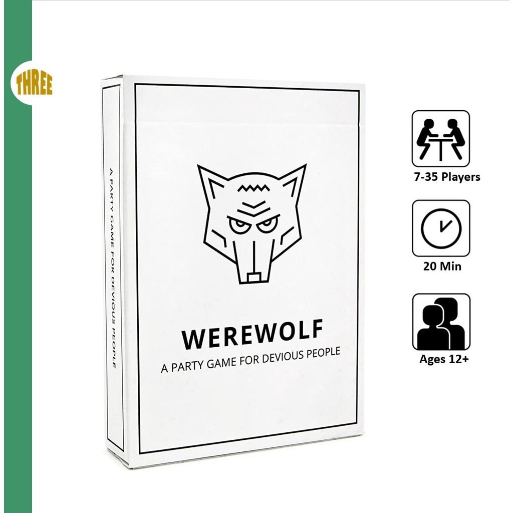 Werewolf Board Game: A Party Game for Devious People Family Friend ...