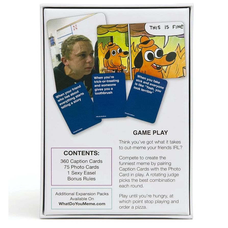 What Do You Meme? Card Game Board Game Puzzle Party Family Game ...