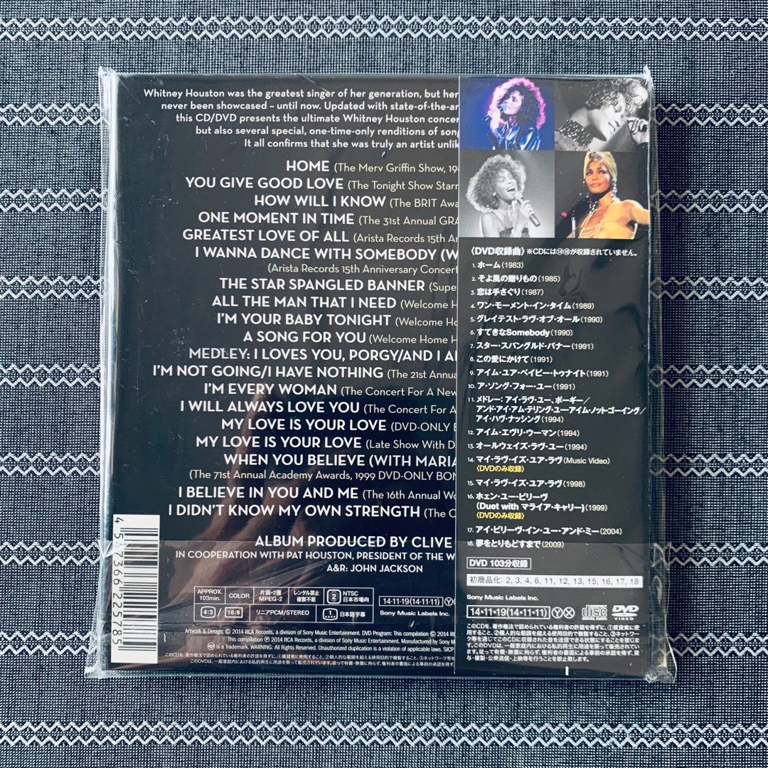 Whitney Houston - Live: Her Greatest Performances [Japan Deluxe Edition ...