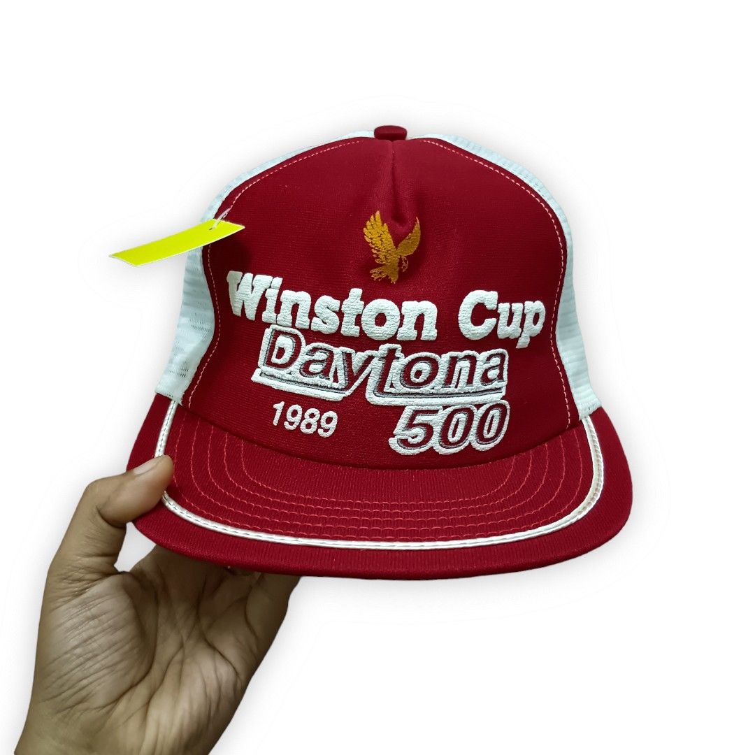 Winston Cup Daytona 500 1989 Cap, Men's Fashion, Watches & Accessories ...