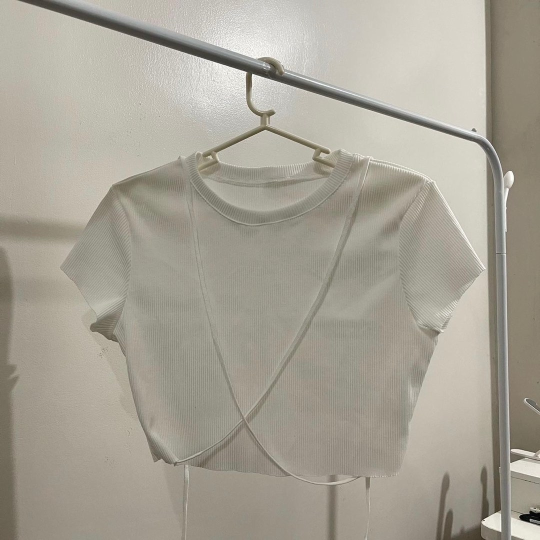 Wrap Around Crop Top on Carousell