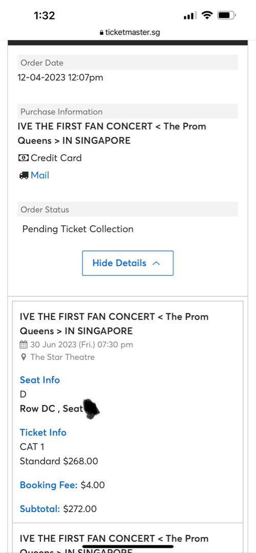 WTS CAT 1 IVE Fan Concert, Tickets & Vouchers, Event Tickets on Carousell