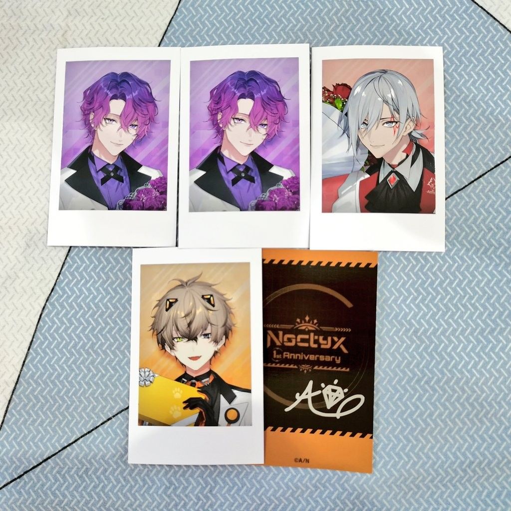 WTS Noctyx 1st Anniversary Snapshot Card Uki Violeta Fulgur Ovid Alban Knox, Hobbies & Toys ...