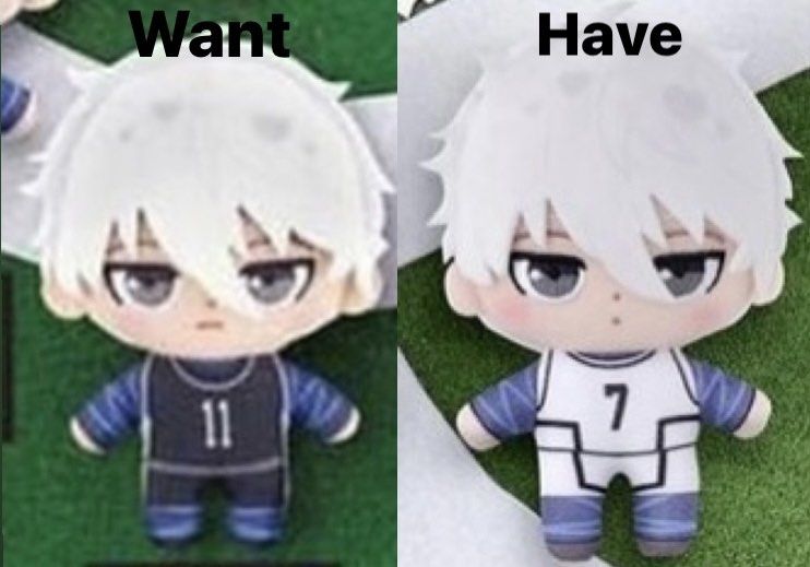 WTT Blue Lock Nagi Gacha Plush, Hobbies & Toys, Memorabilia ...