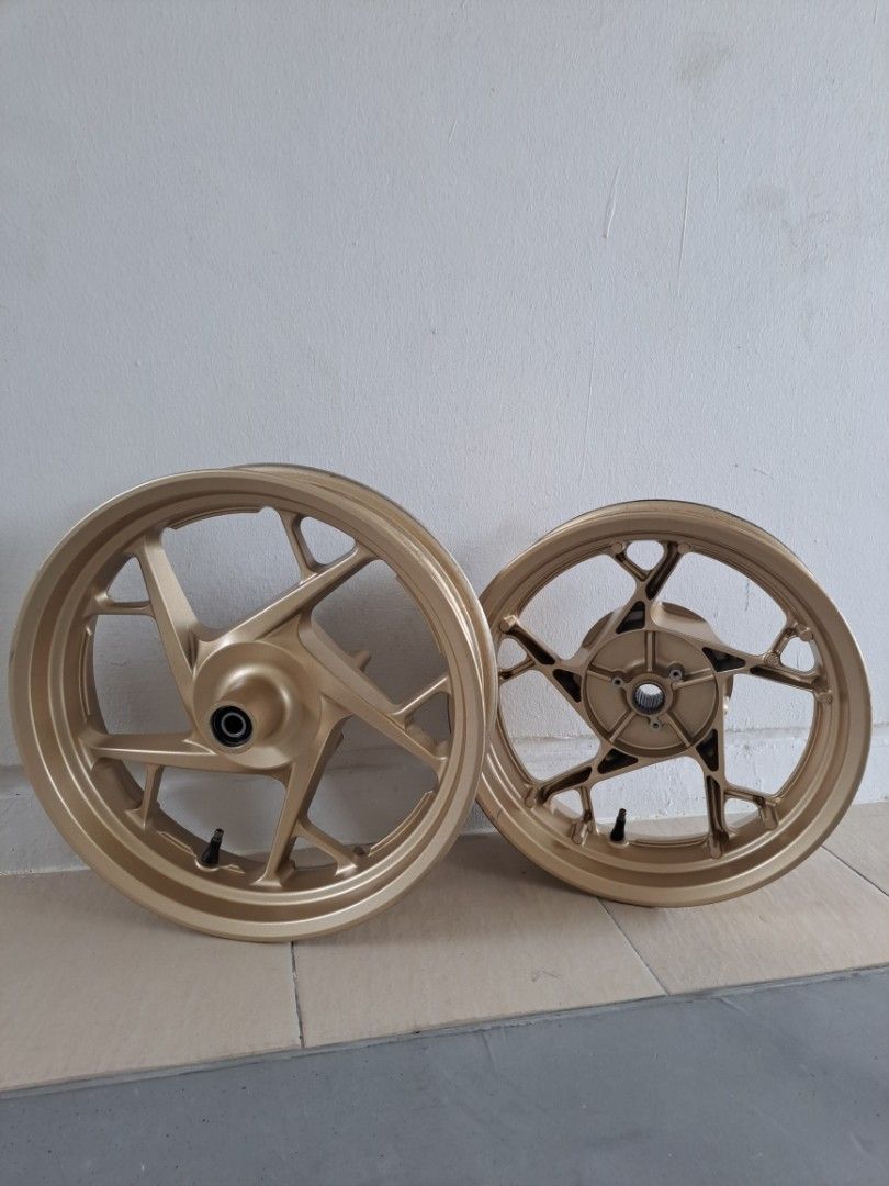 Yamaha Xmax HLY stock rims, Motorcycles, Motorcycle Accessories on ...