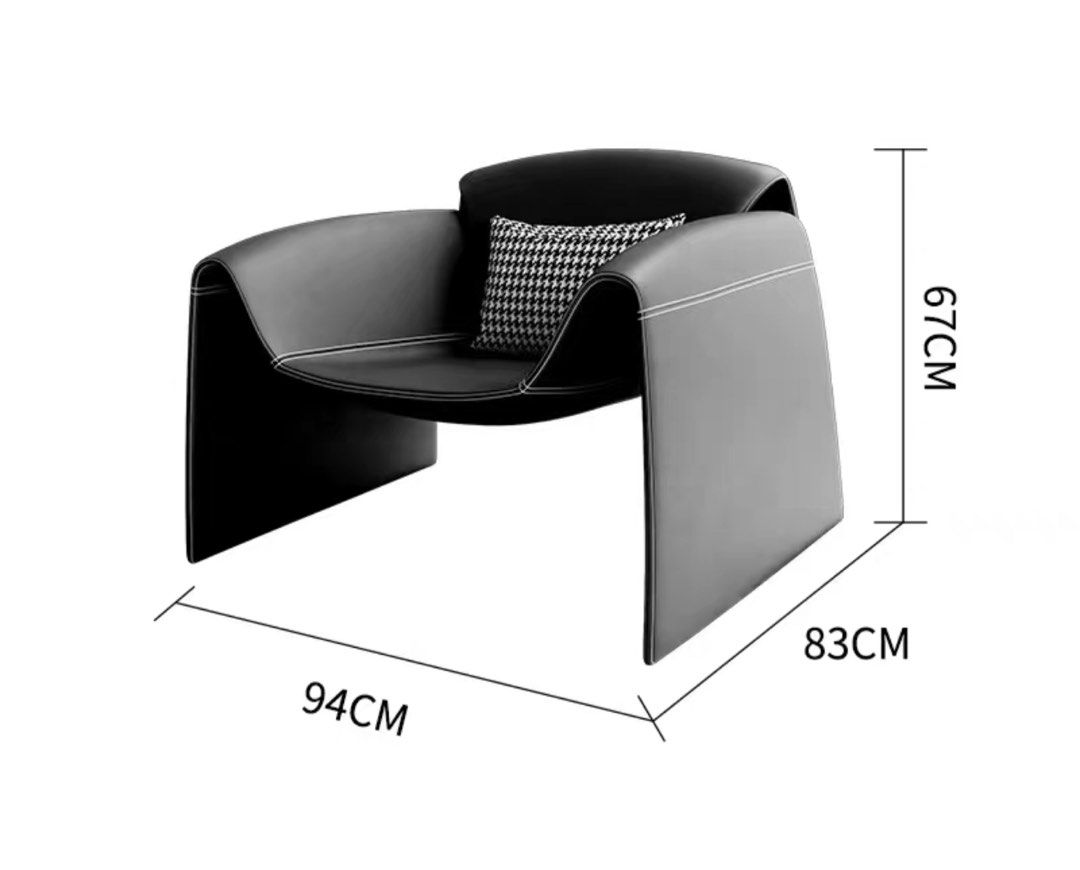 ZEBE Lounge Chair, Furniture & Home Living, Furniture, Chairs on Carousell