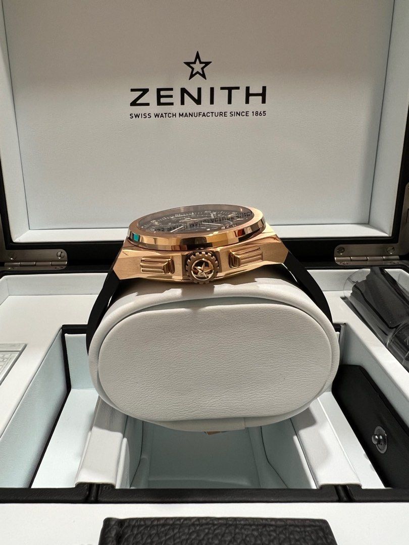 Zenith El Primero 21 Rose Gold, Luxury, Watches on Carousell