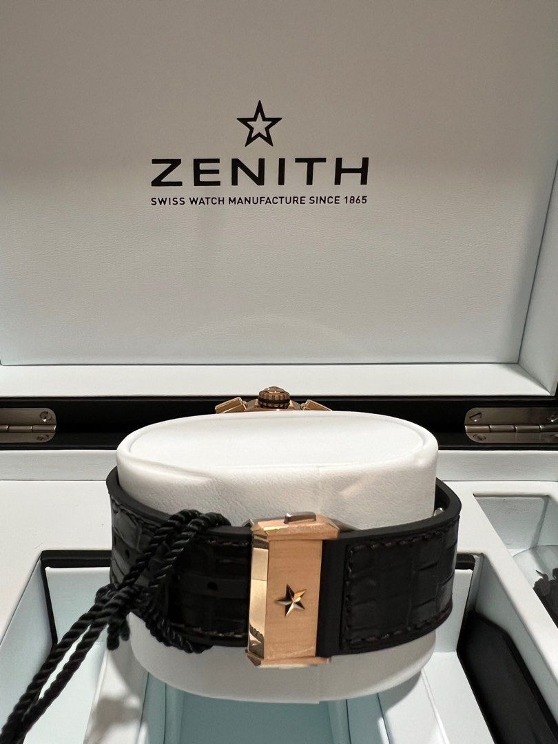 Zenith El Primero 21 Rose Gold, Luxury, Watches on Carousell