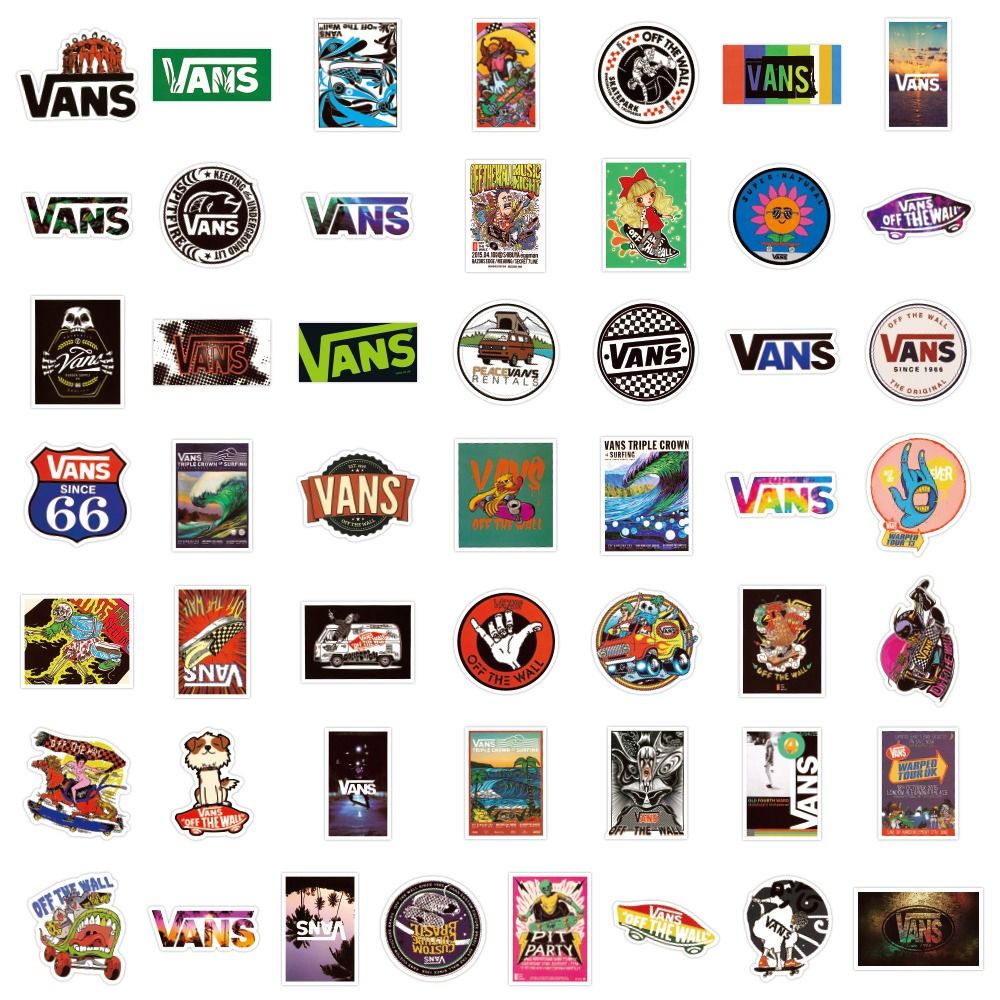 100pcs VANS FANS 2 Vinyl Decal graffiti STICKERS bomb for laptop ...