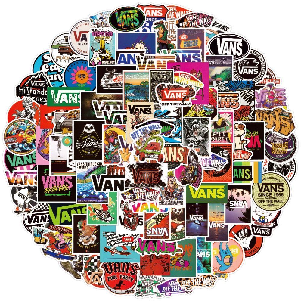 100pcs VANS FANS 2 Vinyl Decal graffiti STICKERS bomb for laptop ...
