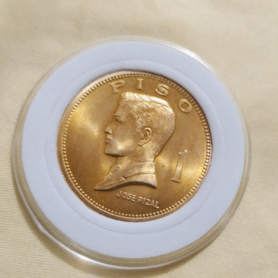 1972 Philippine 1 piso "Jose Rizal", Hobbies & Toys, Memorabilia ...