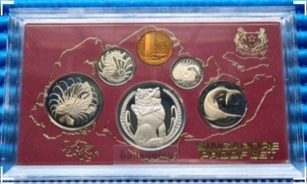 1984 Singapore Proof Coin Set, Hobbies & Toys, Memorabilia & Collectibles, Currency on Carousell