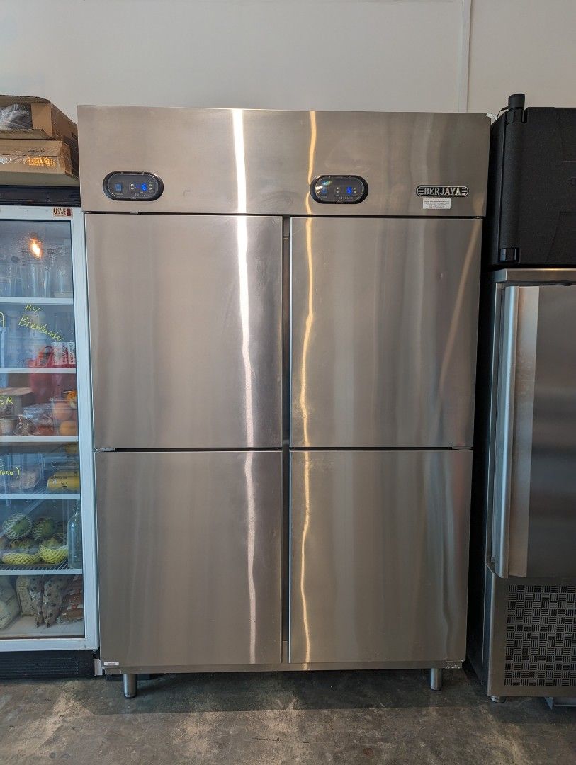 4 door upright commercial Chiller and freezer combo, TV & Home ...