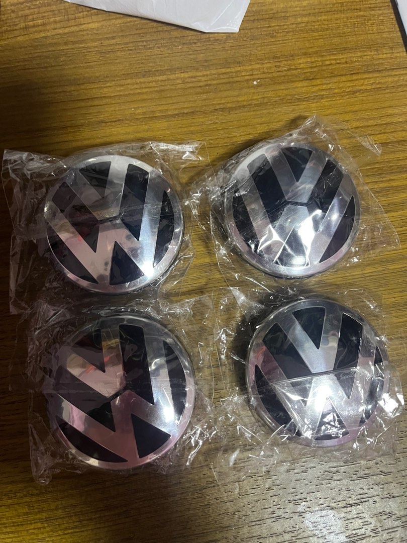 60mm VW rim cap, Car Accessories, Tyres & Rims on Carousell