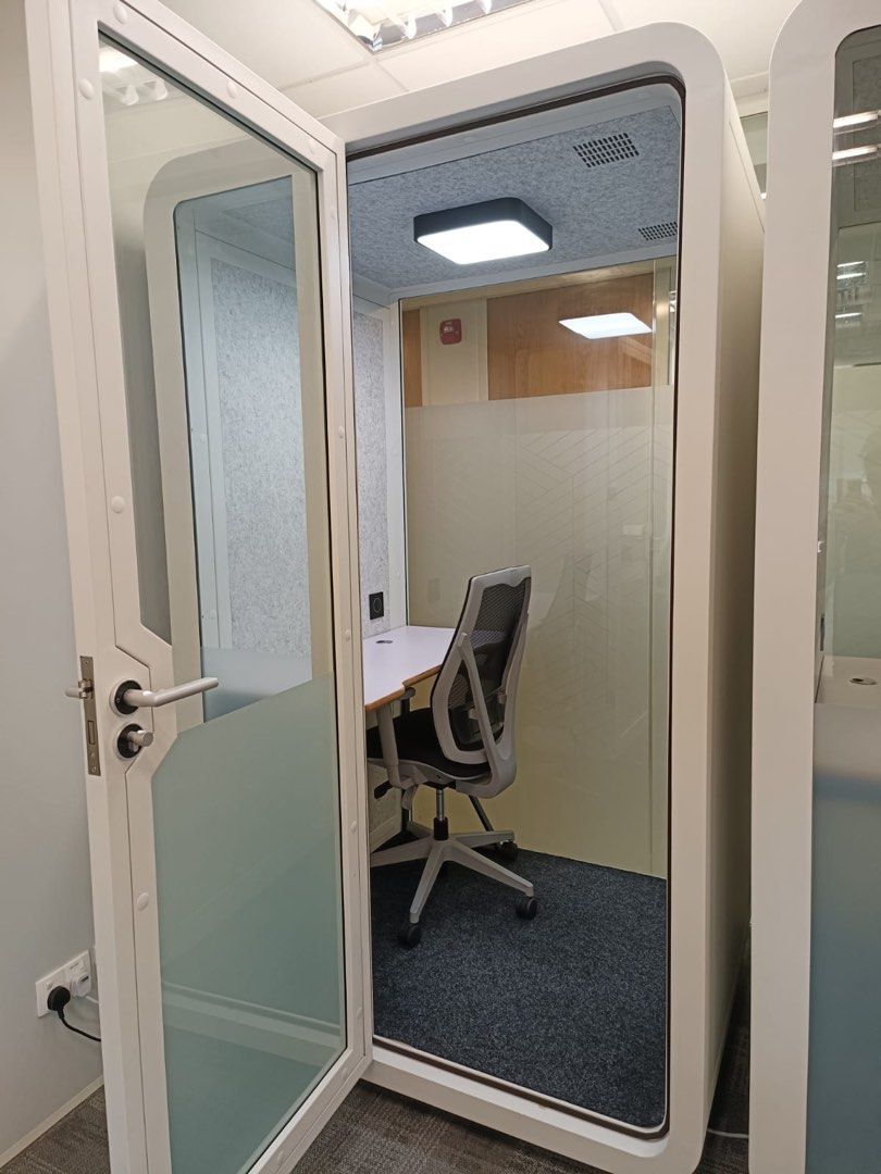 90% new Phonebooth for office, Furniture & Home Living, Furniture ...
