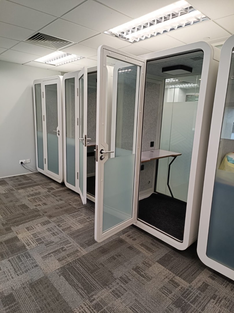 90% new Phonebooth for office, Furniture & Home Living, Furniture ...