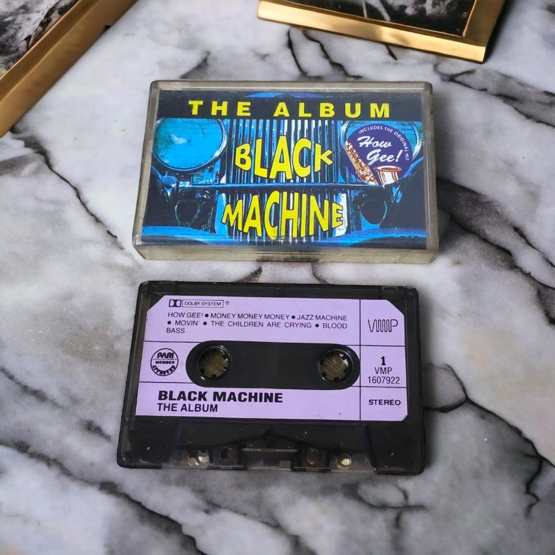 90s cassette tape Black Machine feat. How Gee, Hobbies & Toys ...