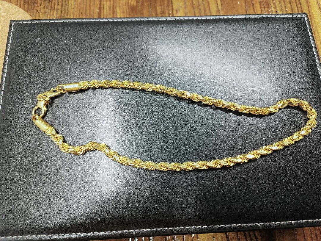 916 Gold Rope Chain 167G, Everything Else on Carousell
