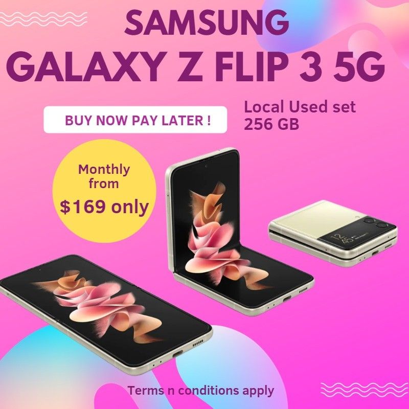 [ Installment ] Samsung Z Flip 3 5G 256GB, Mobile Phones & Gadgets ...