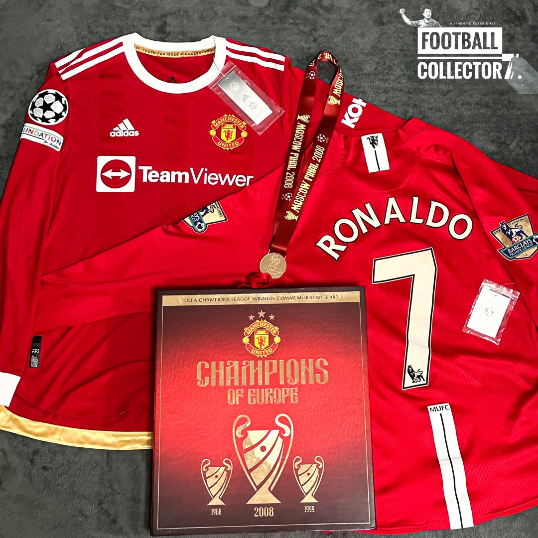 [ Player Version ] Manchester United ss20/21 Home Jersey with CR7 ...