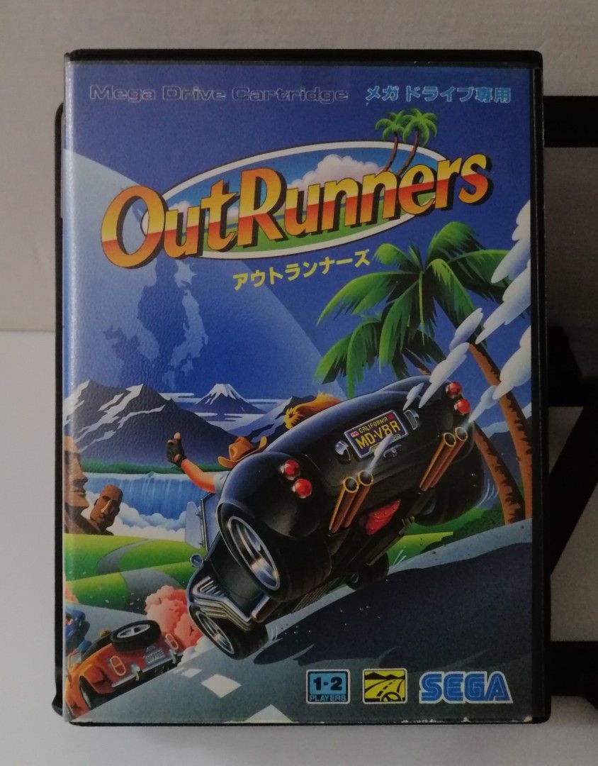 世嘉五代 Sega MD Mega Drive Outrunners 封面有破損 欠說明書, 興趣及遊戲, 玩具 & 遊戲類 - Carousell