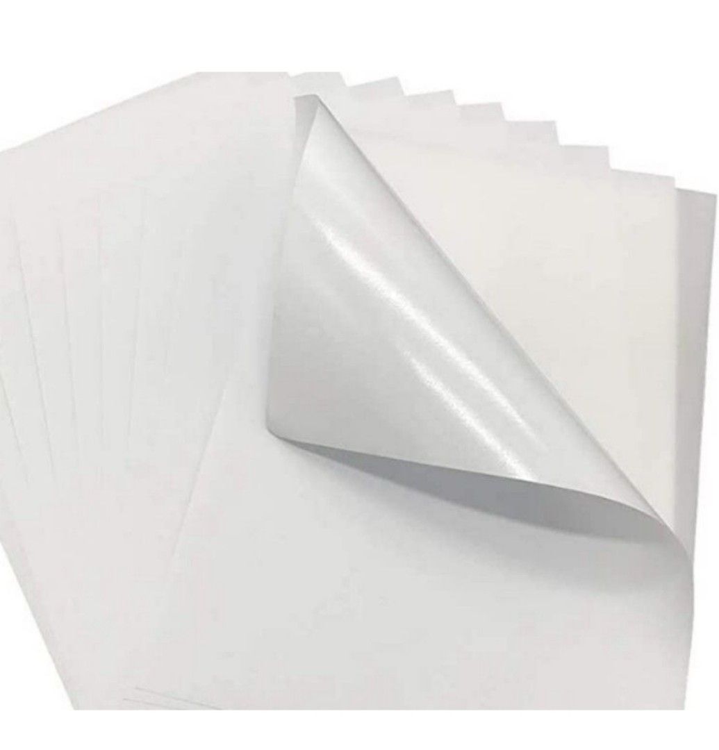 A4 Inkjet Vinyl Sticker Paper, Hobbies & Toys, Stationery & Craft ...