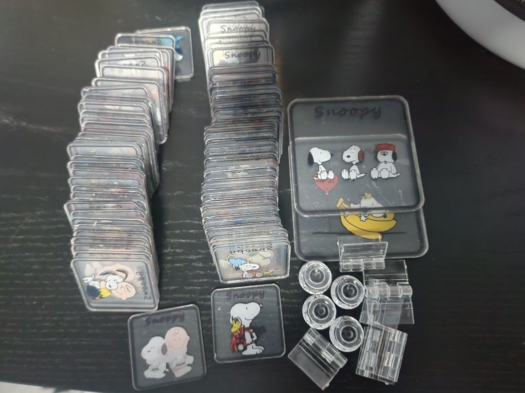 Acrylic Square Snoopy 4cm With free hinges n holder, Hobbies & Toys ...