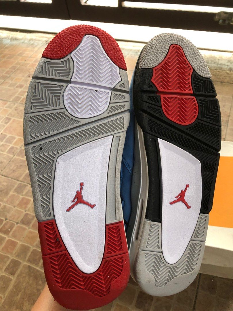 Air Jordan 4 AJ4 Retro Travis Scott Cactus Jack Houston Oilers, Men's ...