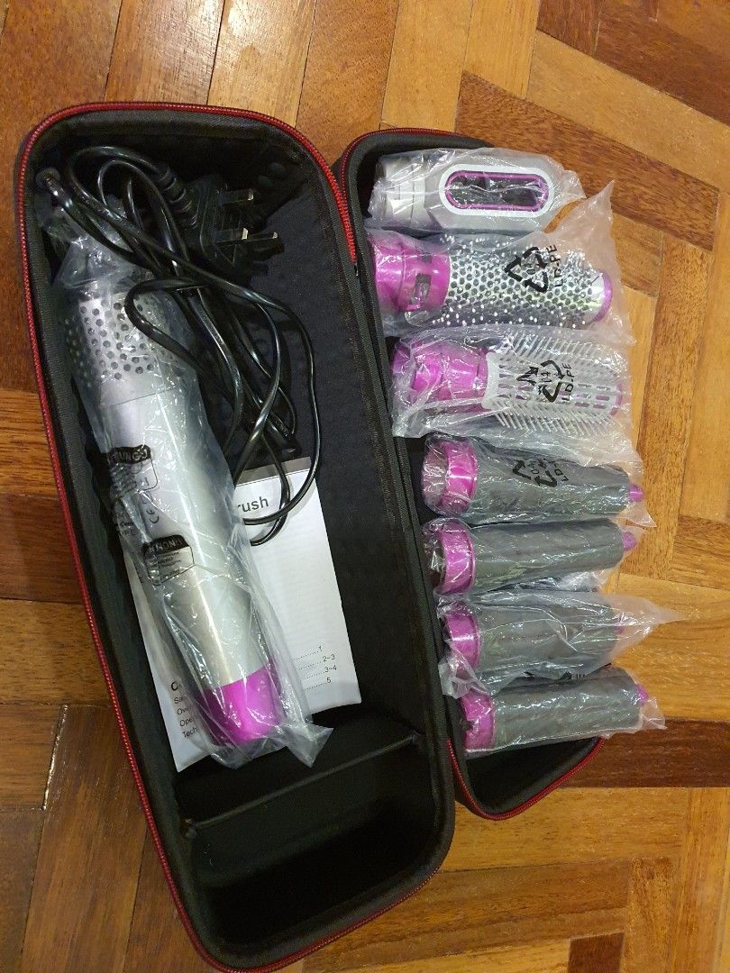 Air wrap brush negative ions blow dryer comb 7 in 1 hair styler, Beauty ...