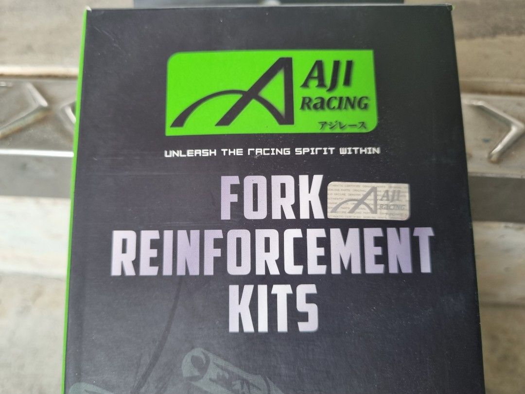 Aji Racing fork reinforcement kit for Y15zr, Motorcycles, Motorcycle ...