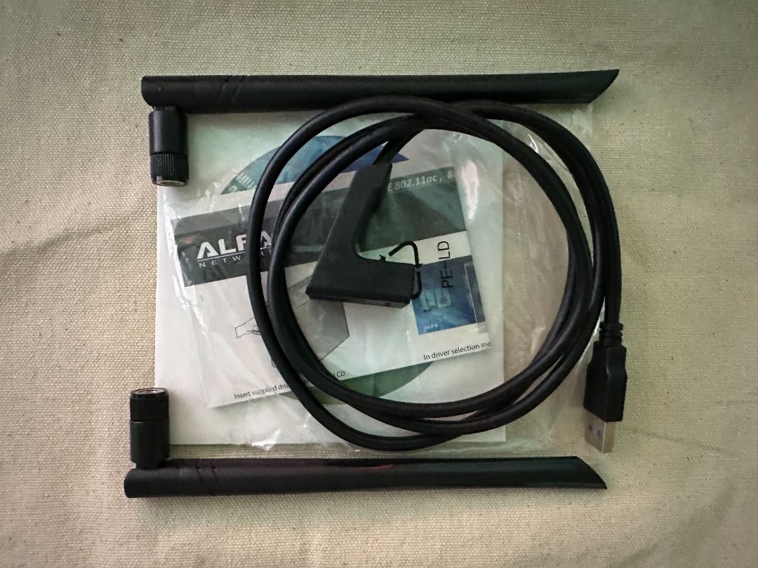 ALFA Network AWUS036AC Long-Range Wide-Coverage Dual-Band AC1200 USB Wireless Wi-Fi, Computers ...