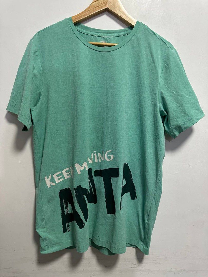 Anta shirt, Men's Fashion, Tops & Sets, Tshirts & Polo Shirts on Carousell