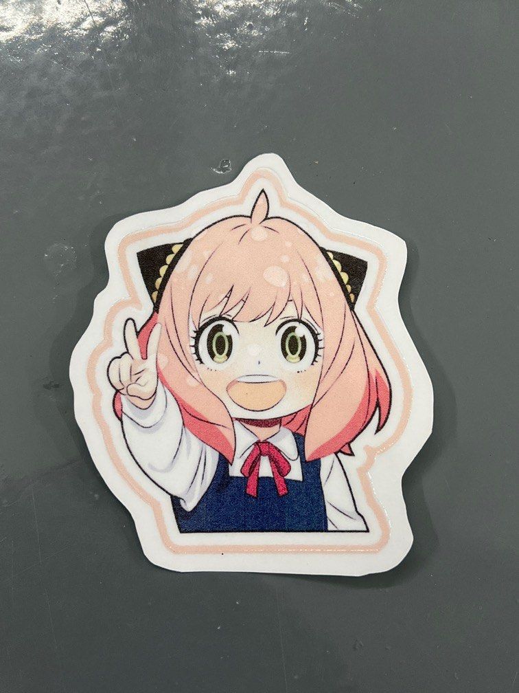 Spy x Family Anya Forger Sticker 1 Piece Transparent Sticker Gift ...