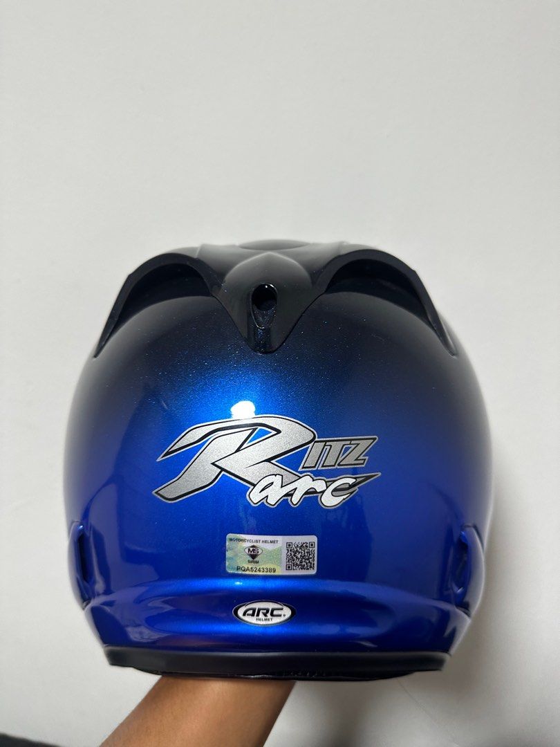 arc ritz two tone malibu blue, Motorcycles, Motorcycle Accessories on ...