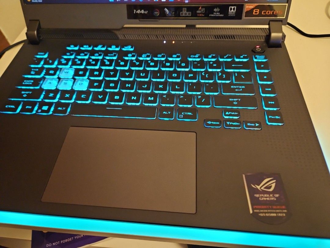 Asus ROG Strix powerful gaming laptop without gaming mouse, Computers ...