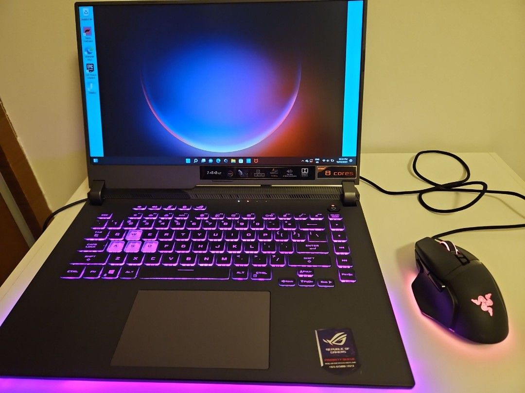 Asus ROG Strix powerful gaming laptop without gaming mouse, Computers ...