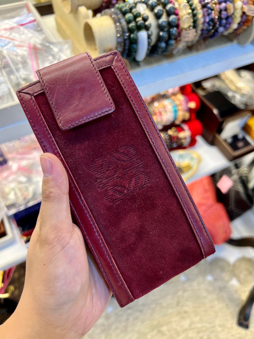 Authentic LOEWE glasses holder, Luxury, Bags & Wallets on Carousell