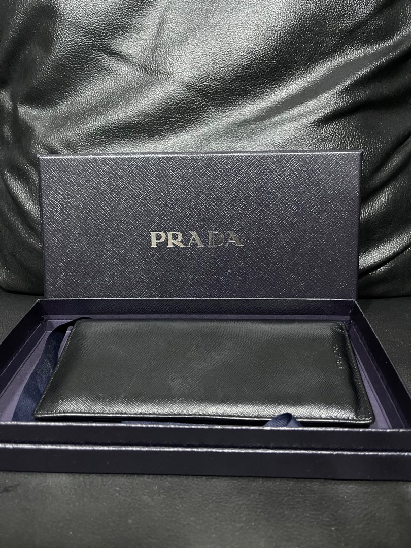 Authentic/Original Prada Saffiano Leather Bifold Long Wallet with ...